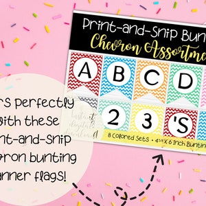 Chevron Bulletin Board Border Strips | Cute Printable Trim for ...