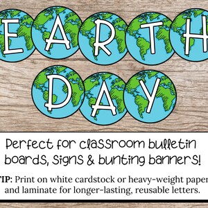 Decorative Planet Earth Letters | Printable Circle Letter Set | Earth ...