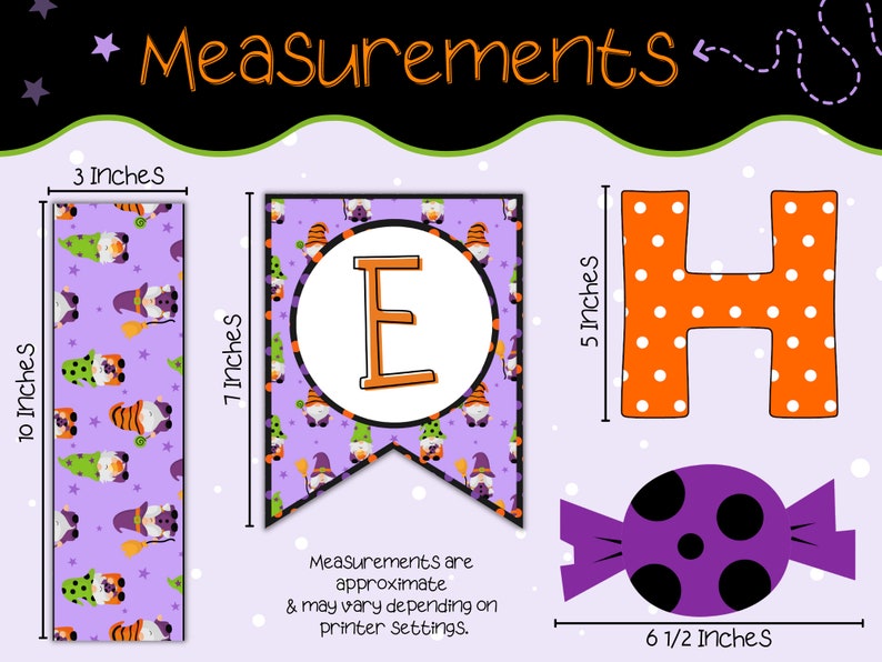 Printable Halloween Gnomes Bulletin Board Set for Teachers and - Etsy