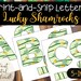 Printable St. Patrick's Day Bulletin Board Letters, Lucky Shamrocks and ...