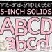 Ballet Pink Printable Bulletin Board Letters | 5 Inch (digital Download ...