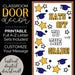 Graduation Door Decoration Set | Printable Letters, Caps, Stars ...