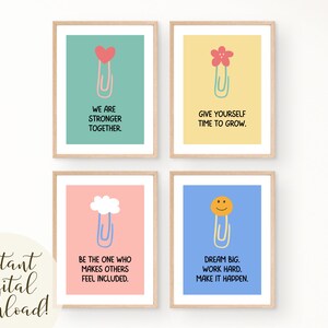 Classroom Motivational Posters Set | Printable Posters for Teachers ...