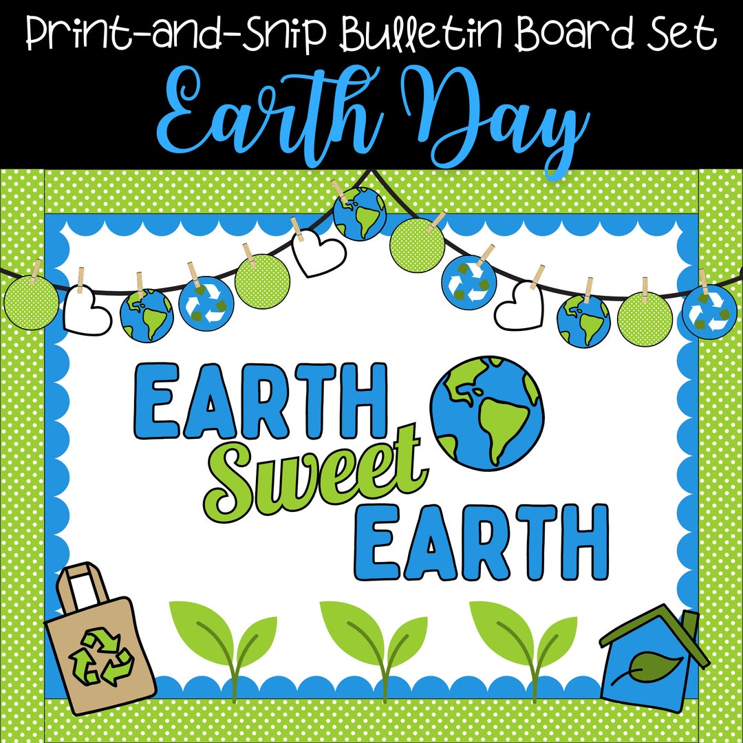Earth Day Bulletin Board Kit | Reduce, Reuse, Recycle | Environmental ...