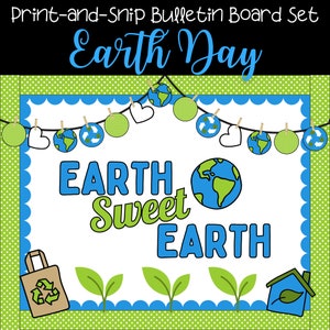 Earth Day Bulletin Board Kit | Reduce, Reuse, Recycle | Environmental ...