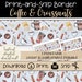 Coffee & Croissants Bulletin Board Border for Teachers Printable Coffee ...