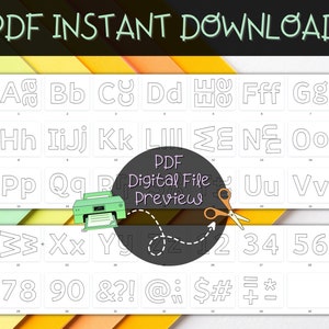Printable Bulletin Board Letter Set for Teachers, DIY Homemade Signs ...