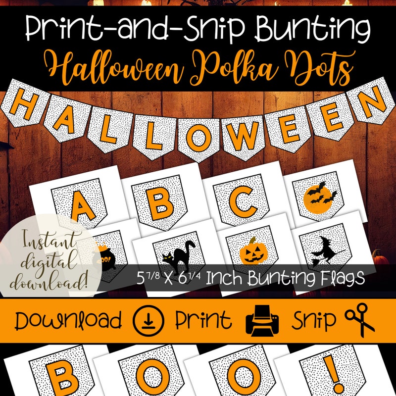 Halloween Bunting - Etsy