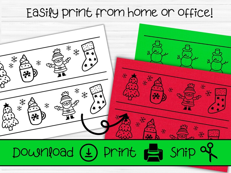 Winter Doodles Bulletin Board Border Strips Black Ink - Etsy