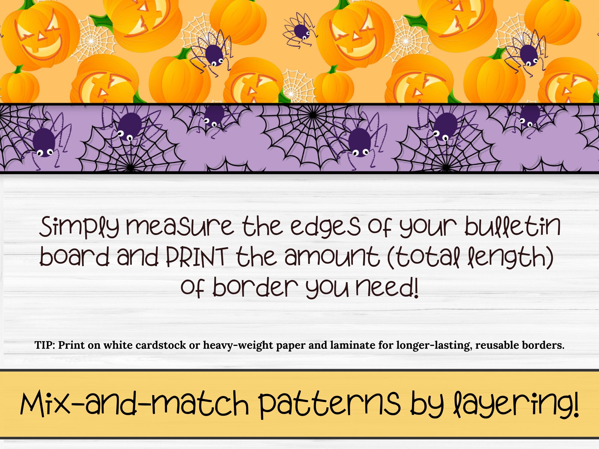 Halloween Bulletin Board Borders October Board Theme Printable ...
