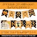 Halloween Bunting Banner Flags | Printable Letters & Numbers | Holiday ...
