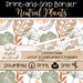 Neutral Boho Plants Bulletin Board Border Strips | Printable Trim for ...