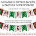 Digital Christmas Holiday DIY Bunting Banner Letters and Numbers ...