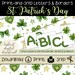 Printable St. Patrick's Day Bulletin Board Set for Teachers, Green 5 ...