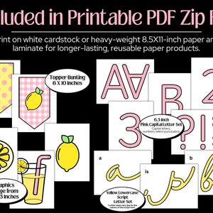 Lemon Themed Classroom Door Decor Kit | Small Bulletin Board Idea ...