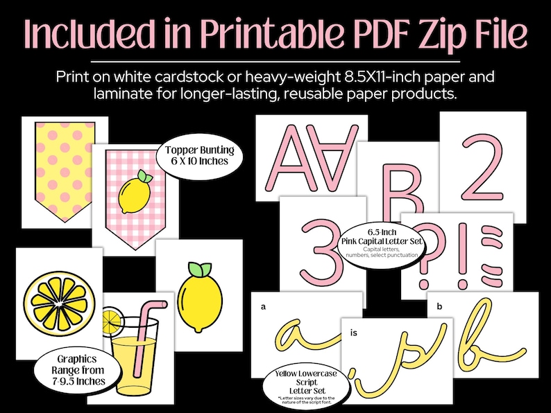 Lemon Themed Classroom Door Decor Kit | Small Bulletin Board Idea ...