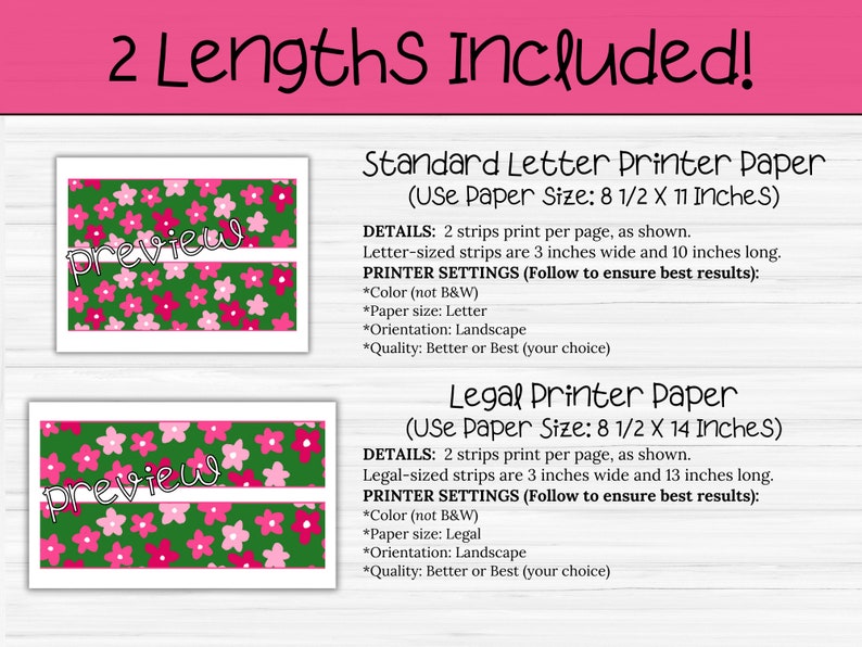 Pink Floral Bulletin Board Border, Printable Spring Border Strips ...