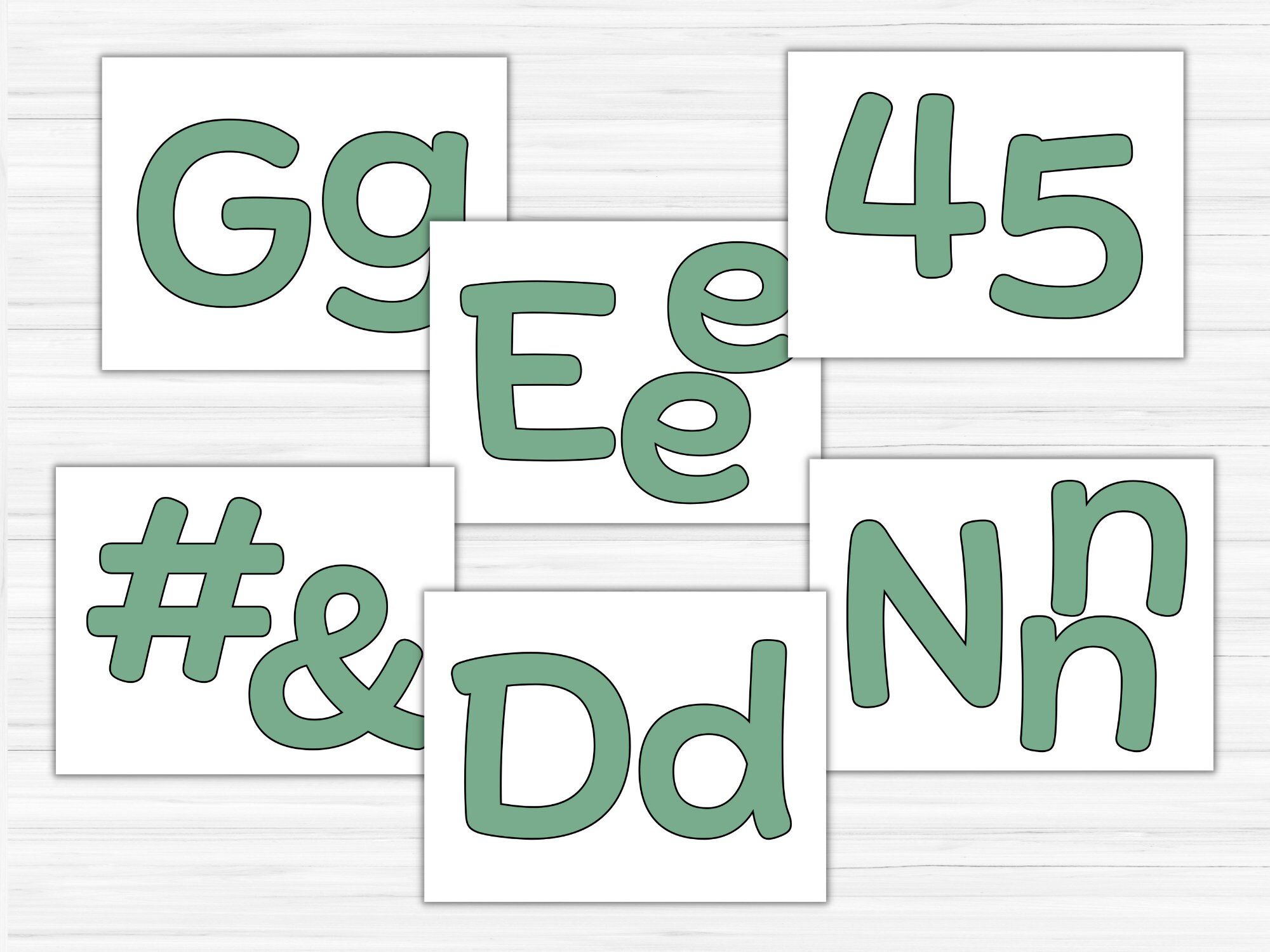 Classroom Bulletin Board Borders and Letters Watercolor Succulent ...