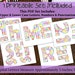 Printable Bulletin Board Letters in Watercolor Swatches Pattern ...