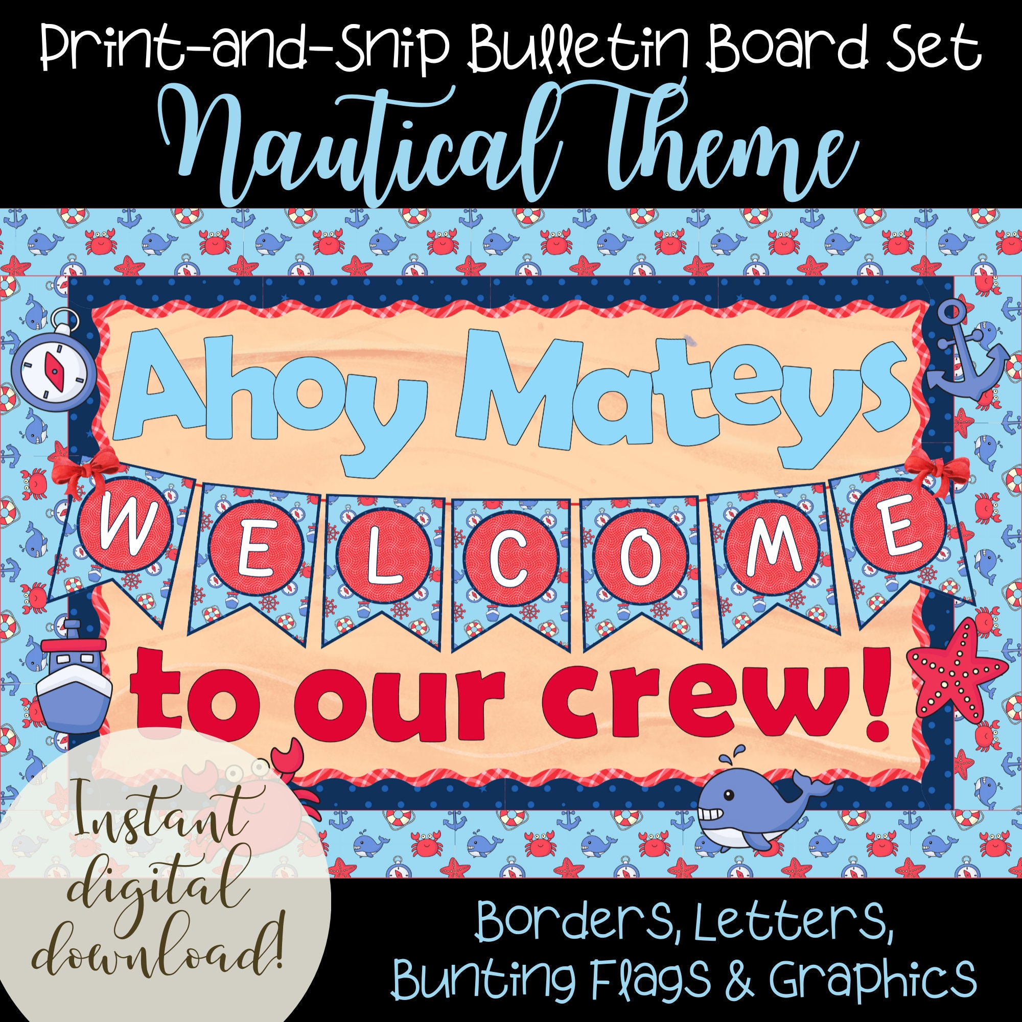 Pirate Bulletin Board Ideas Pirate Bulletin Etsy