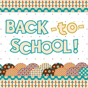 Mid-century Modern Bulletin Board Set | Printable Mix and Match ...