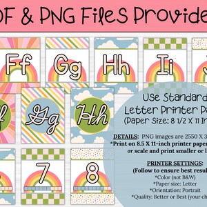 Alphabet & Number Classroom Posters | Print and Cursive Letters ...