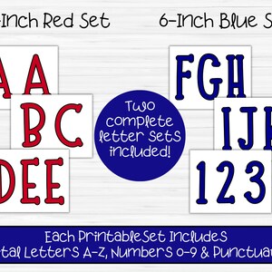 Patriotic Bulletin Board Kit, Printable Red, White & Blue Classroom ...