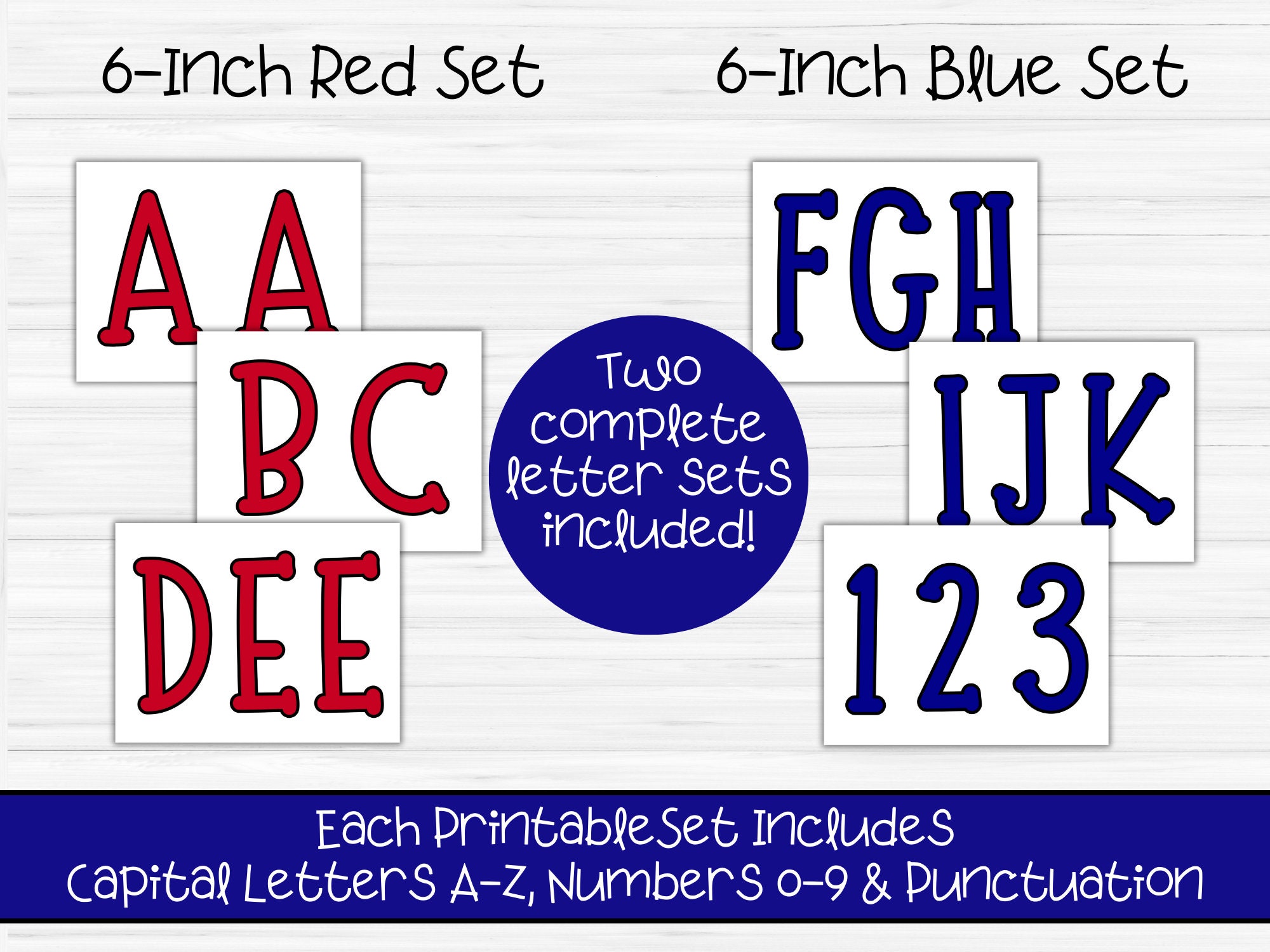 Patriotic Bulletin Board Kit, Printable Red, White & Blue Classroom ...