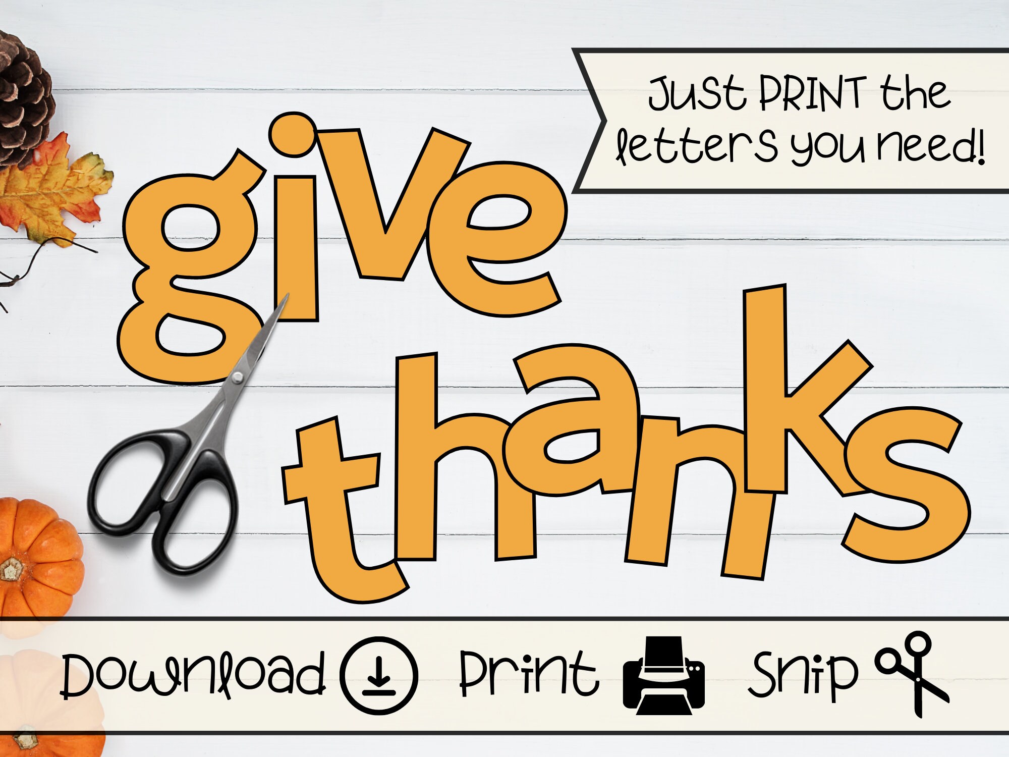 Orange Bulletin Board Letters Printable Letter Set for Classroom 5 Inch ...