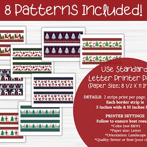 Holiday Knits Bulletin Board Borders | Winter Themed Bulletin Board ...