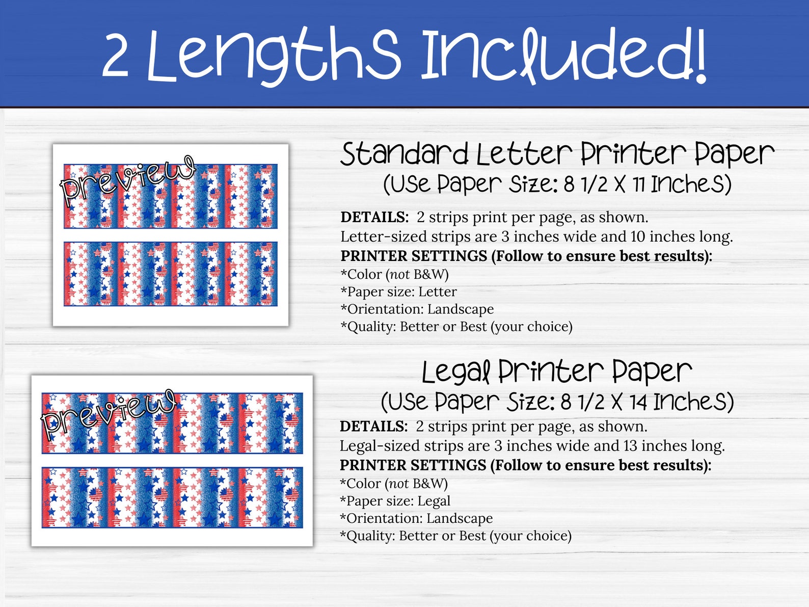 Patriotic Bulletin Board Border USA Border Strips July 4th - Etsy