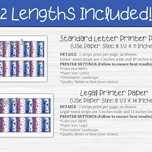 Patriotic Bulletin Board Border: USA Stripes, Stars (digital Download ...