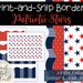 Patriotic Stars Printable Border for Bulletin Boards, Trim for DIY ...