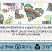 Printable Bulletin Board Border and Letter Set in Boho Hearts Pattern ...