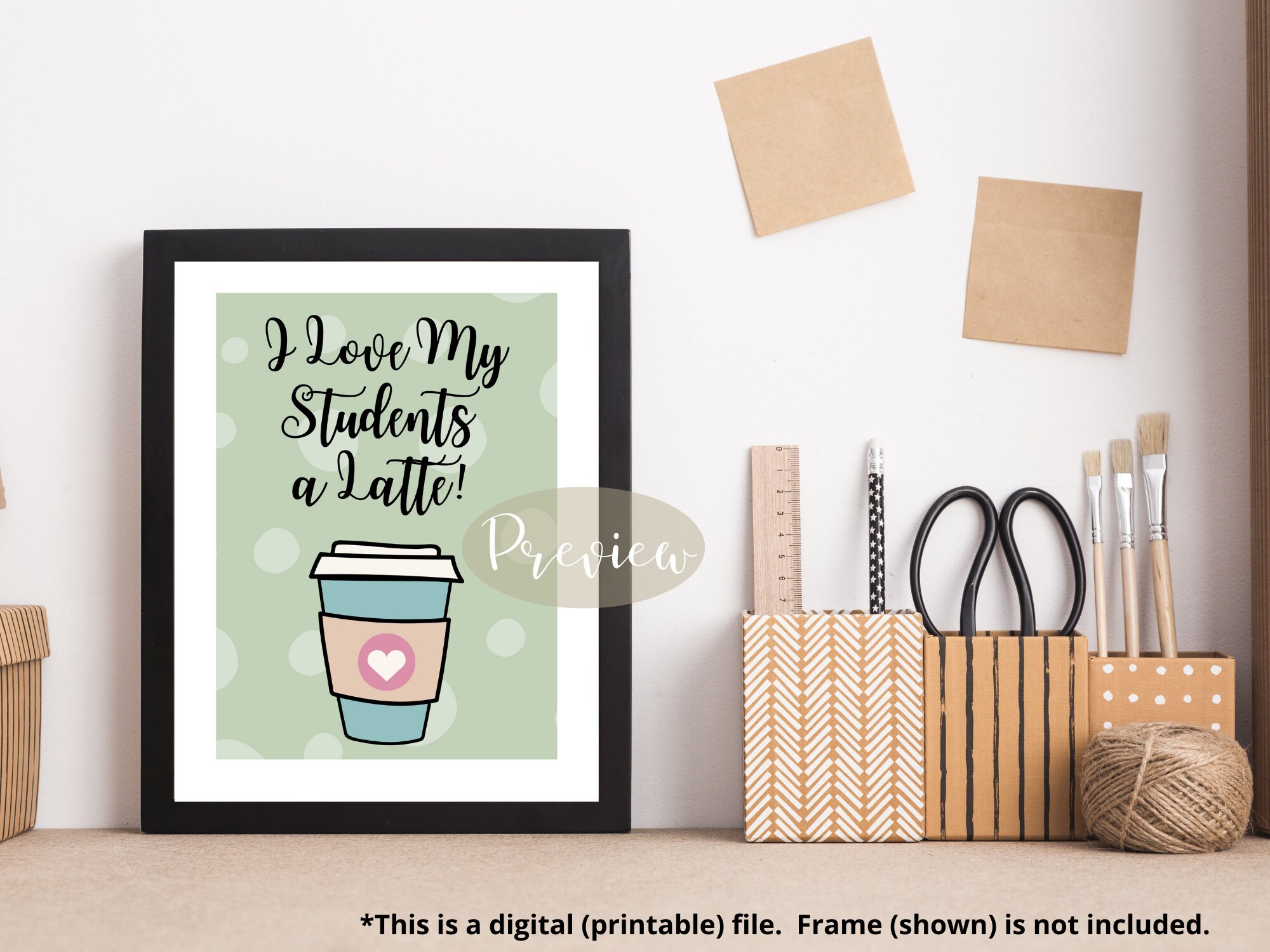 Coffee Poster Prints for Teachers Printable Classroom Poster - Etsy