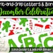 December Bulletin Board Set Printable Christmas Border and Green ...