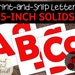 Red Bulletin Board Letter Set, Printable Digital Download for Teachers ...