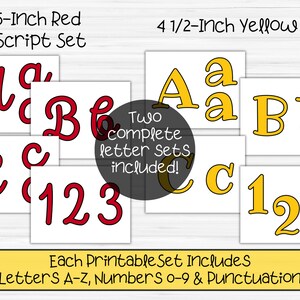 Printable Bulletin Board Set, Ladybug & Daisy Theme, Decorative Kit for ...