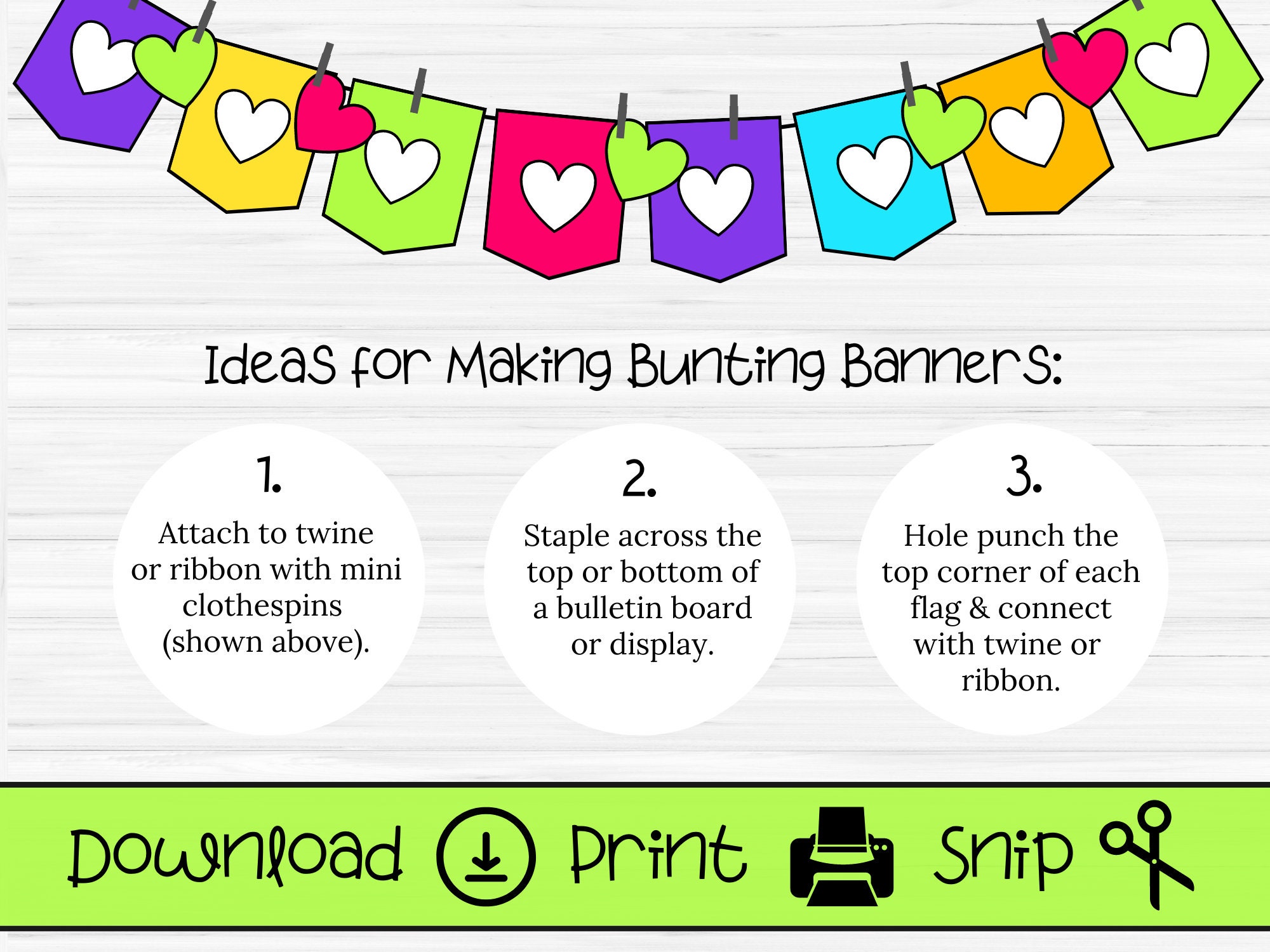 Spring Bulletin Board Kit, Printable Butterfly and Heart Classroom ...