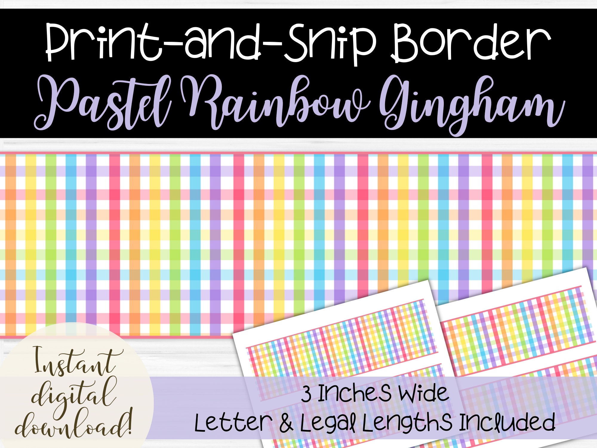 Printable Spring Borders For Teachers