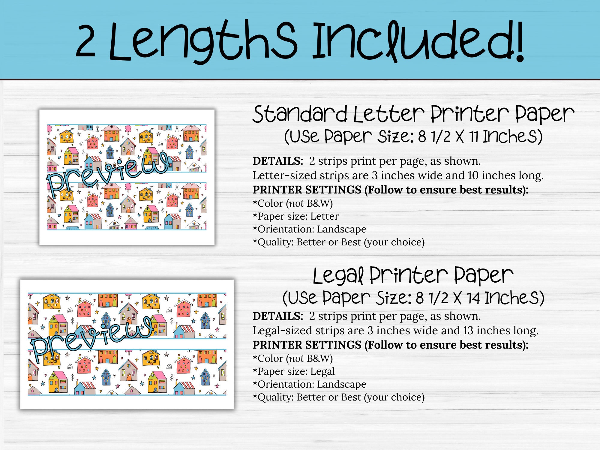 Printable Bulletin Board Border, Tiny House Theme, Whimsical Classroom ...