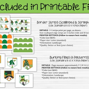 St. Patrick's Day Bulletin Board Set | Irish Gnomes Theme | Printable ...