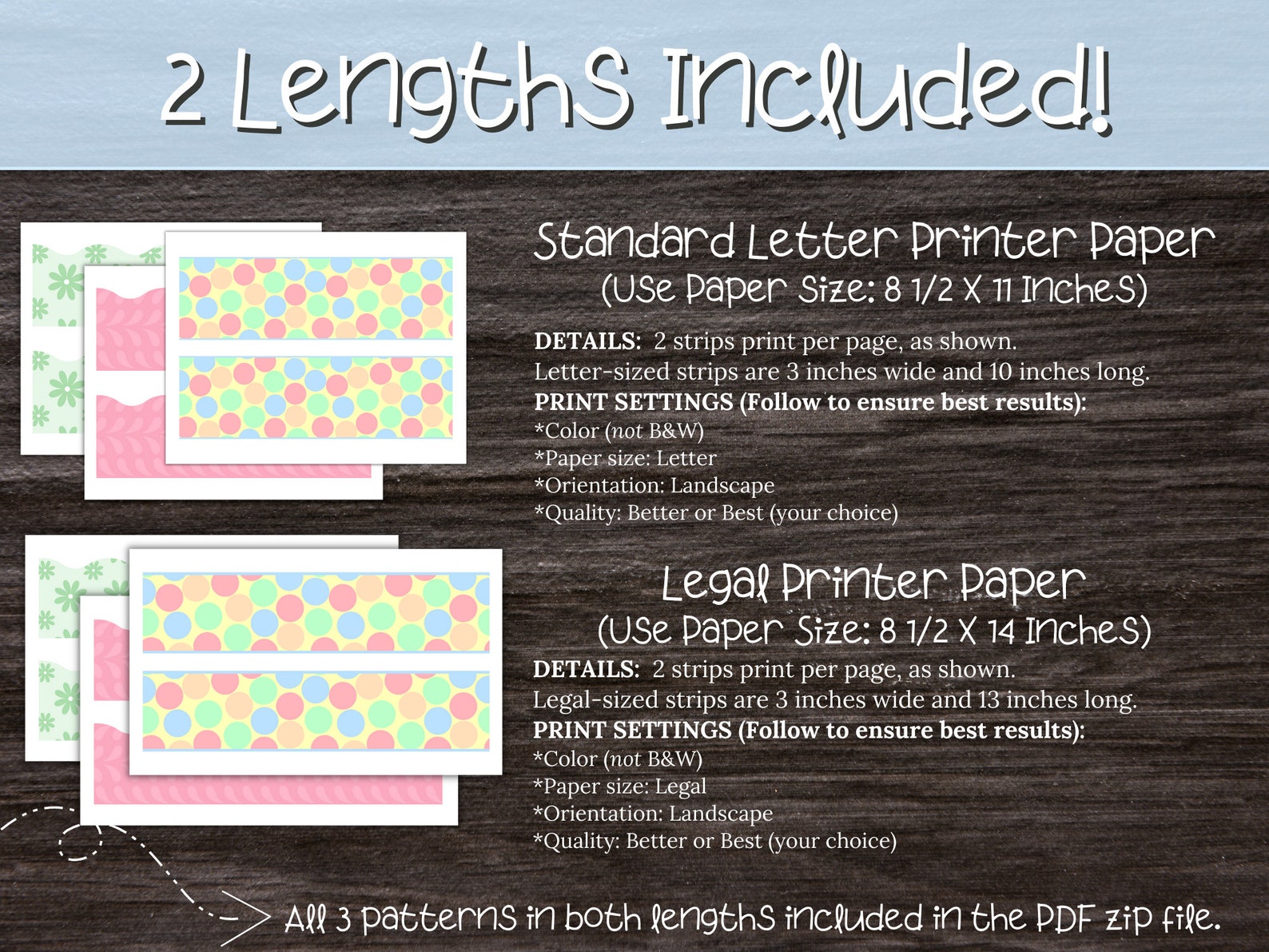 Printable Border Set, Pastel Polka Dots Trim for Teacher's Classroom ...