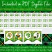 Printable St. Patrick's Day Bunting Banner: Green Plaid Decor (PDF) - Etsy