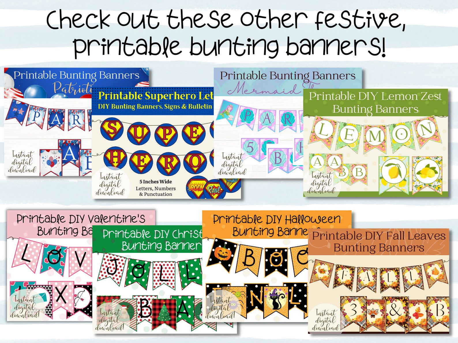 Printable Dinosaur Themed Bunting Banner Letters DIY Birthday | Etsy