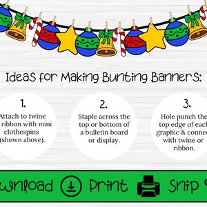 Christmas Bulletin Board Kit | Printable Classroom Bulletin Board Set ...