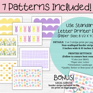 Easter Bulletin Board Borders | Easter Classroom Display | Printable ...