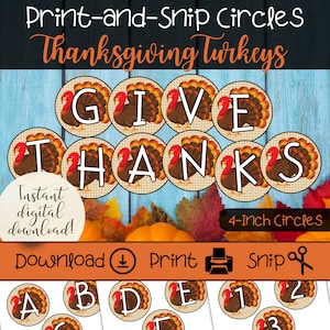 Thanksgiving Turkey Bulletin Board Circle Letters | Fall Classroom ...