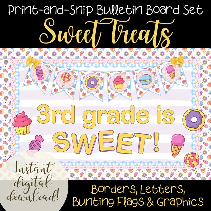 Candyland Letters Printables - Etsy