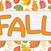 Fall Bulletin Board Border and Orange Letters Printable Fall Classroom ...